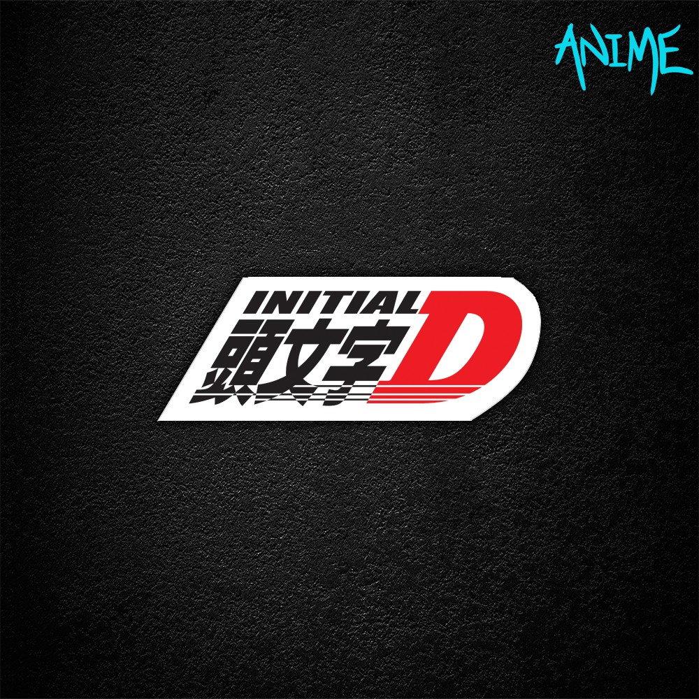 INITIAL D - Initial D Logo - Premium Fan-made Sticker (ANIME series ...