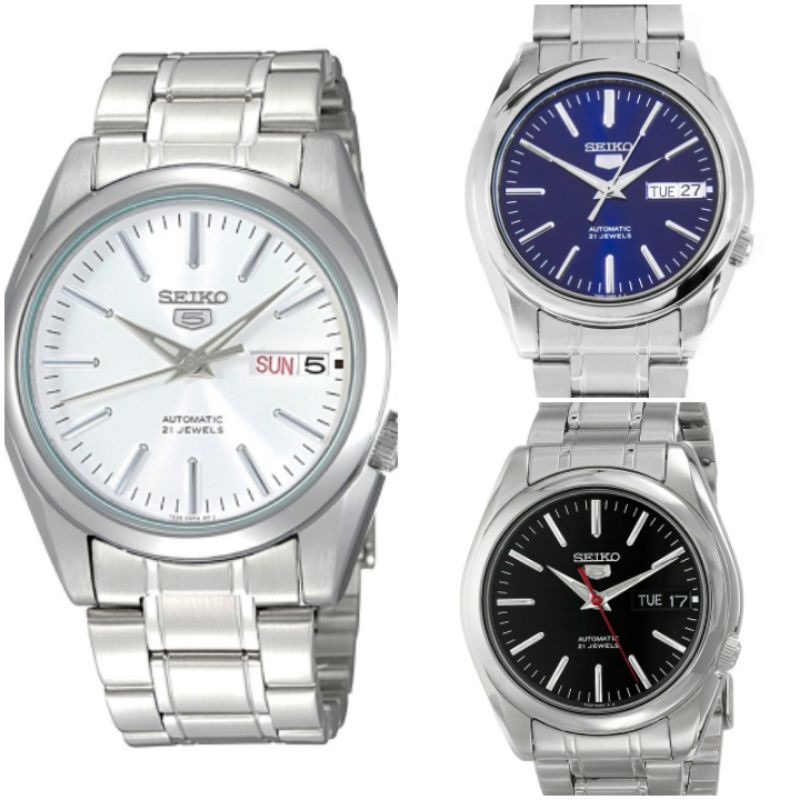 Seiko 5 SNKL45K1 / SNKL43K1 / SNKL41K1 Automatic Gents Stainless Steel ...