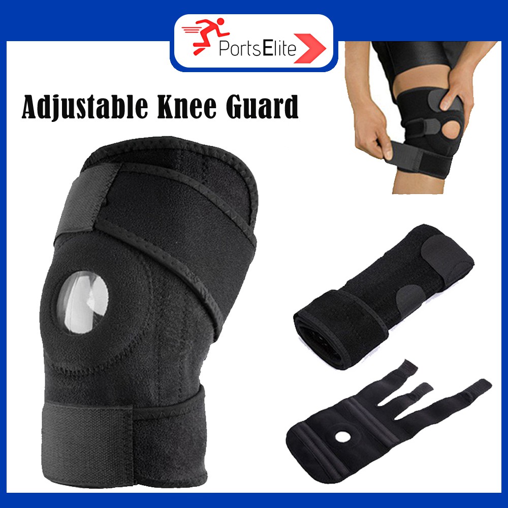 SPORTS ELITE Adjustable Knee Support Protect Guard | Shopee Malaysia