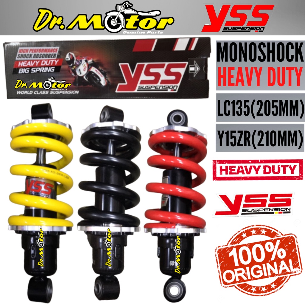 100% ORIGINAL YSS HEAVY DUTY Y15ZR LC135 LC 135 Y15 Ysuku 210MM 205MM Monoshock Asorber Absober ...