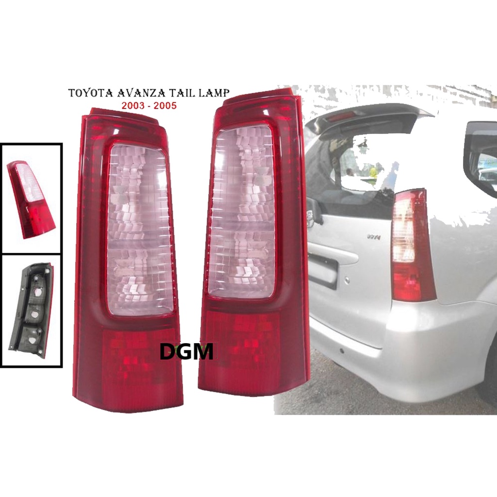 Toyota Avanza First Model 2003 2004 2005 Tail Lamp Light / Lampu ...