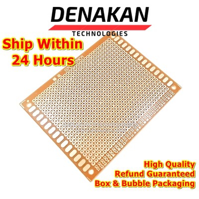 7x9cm Single Sided Solder Board Donut Board for PCB Circuit Prototyping ...