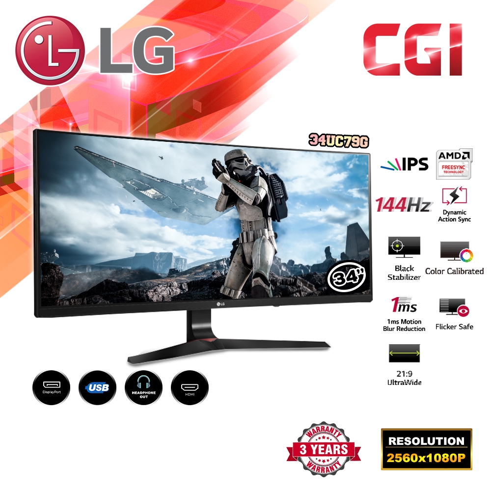 LG 34UC79G-B: 34 Inch Class UltraWide Gaming Monitor LG USA | atelier ...