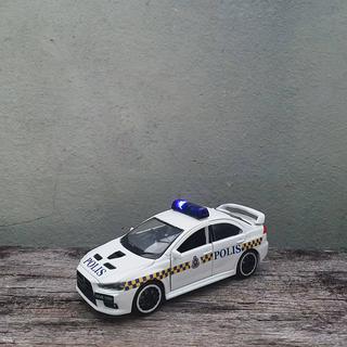 KERETA POLIS LANCER SIREN 1:32 Lancer Highway Patrol Peronda Lebuhraya ...