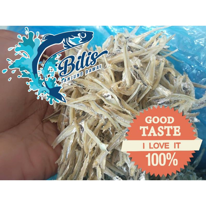 Ikan bilis original hasil laut Tanjung Dawai gred AAA siap kopek ...