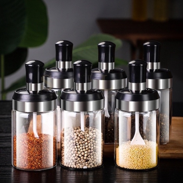 VIRAL tempat letak gula garam rempahSeasoning Bottle Rempah Balang ...