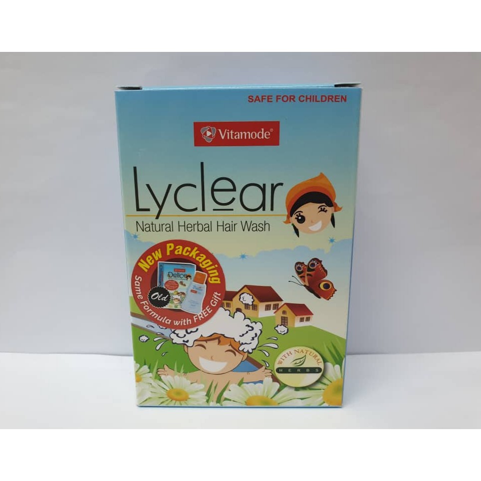 Vitamode Lyclear Natural Herbal Hair Wash 40ml Shopee Malaysia