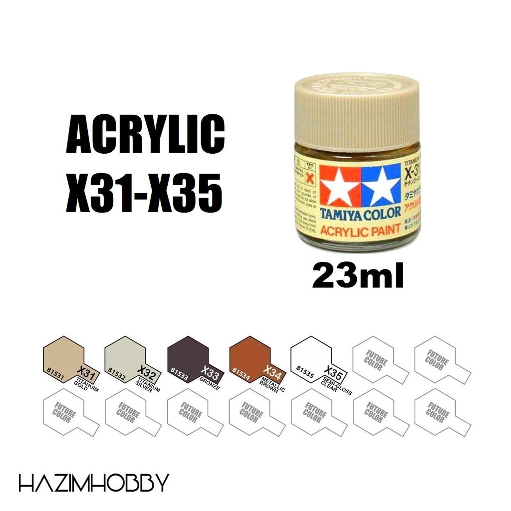 TAMIYA Color Acrylic Paint 23ml X31 - X35 | Shopee Malaysia