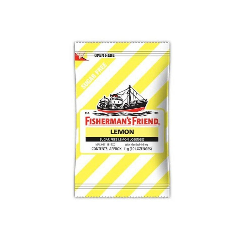 Fisherman's Friend Lemon Flavour Sugar Free Lozenges 11G | Shopee Malaysia Fisherman's Friend Lemon Flavour Sugar Free Lozenges 11G | Shopee Malaysia