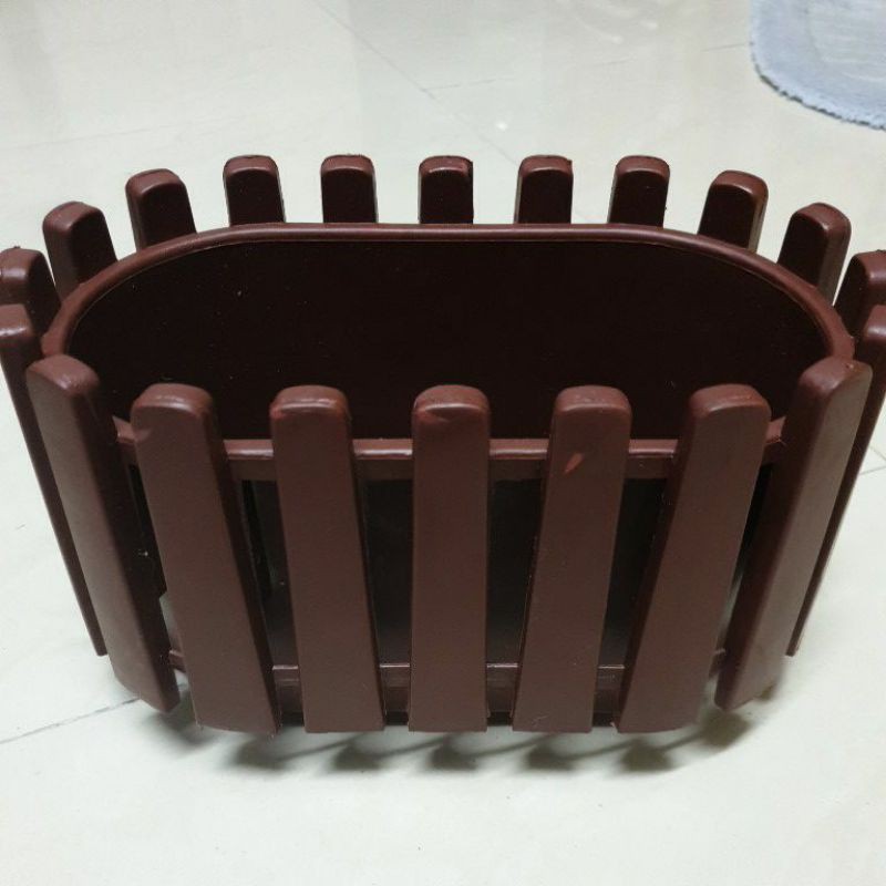 pasu bunga plastik yang berpagar cantik.( BUATAN MALAYSIA ) | Shopee ...