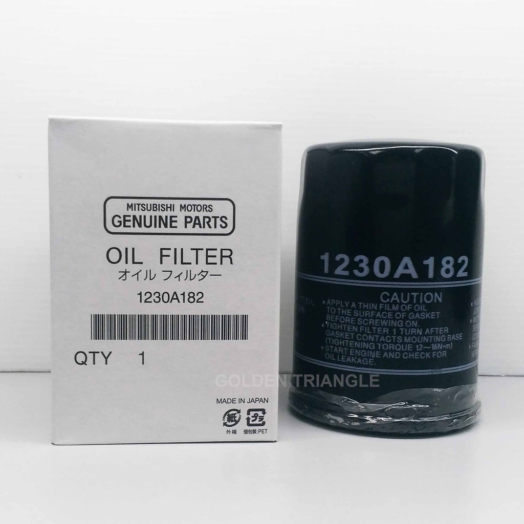 MITSUBISHI TRITON MIVEC VGT 2.4 (2016) OIL FILTER (1230A182) | Shopee ...