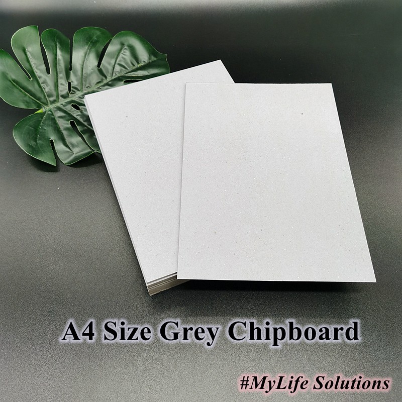 10 Pcs of A4 Grey Chipboard Laminated Paper Board Hardcover board DIY ...