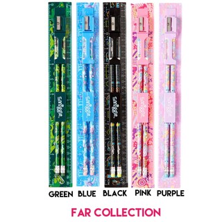 Smiggle Ruler Set 5 in 1 Stationery & Slime Goo Smiggle Cosmic Purple ...