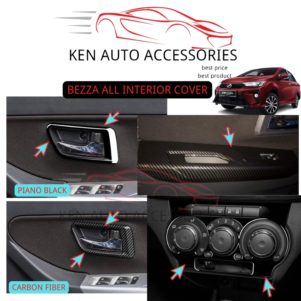 BEZZA [ALL] INTERIOR COVER& DOOR HANDLE COVER& DOOR SWITCH COVER& AIR ...