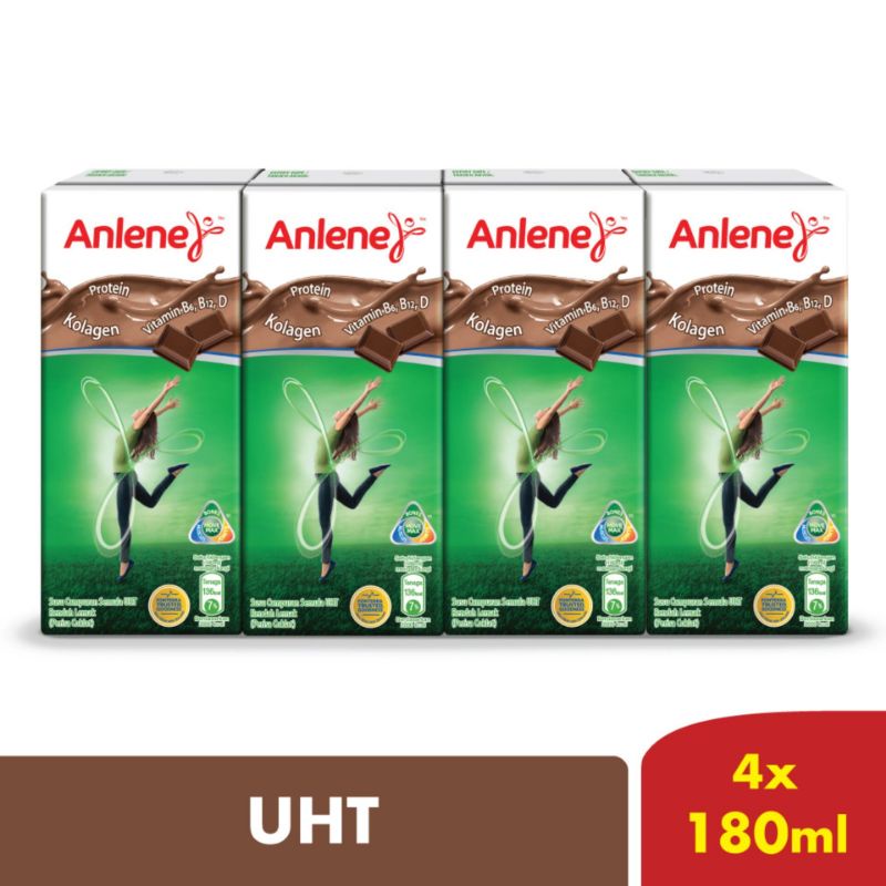 (Ready stock)ANLENE PLAIN UHT MILK / CHOCOLATE 4X180ML | Shopee Malaysia
