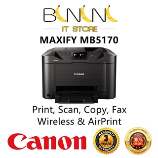 Canon MAXIFY MB5170 High Speed Multi-Function Business Printer (Print, Scan, Copy, Fax, Wireless ...