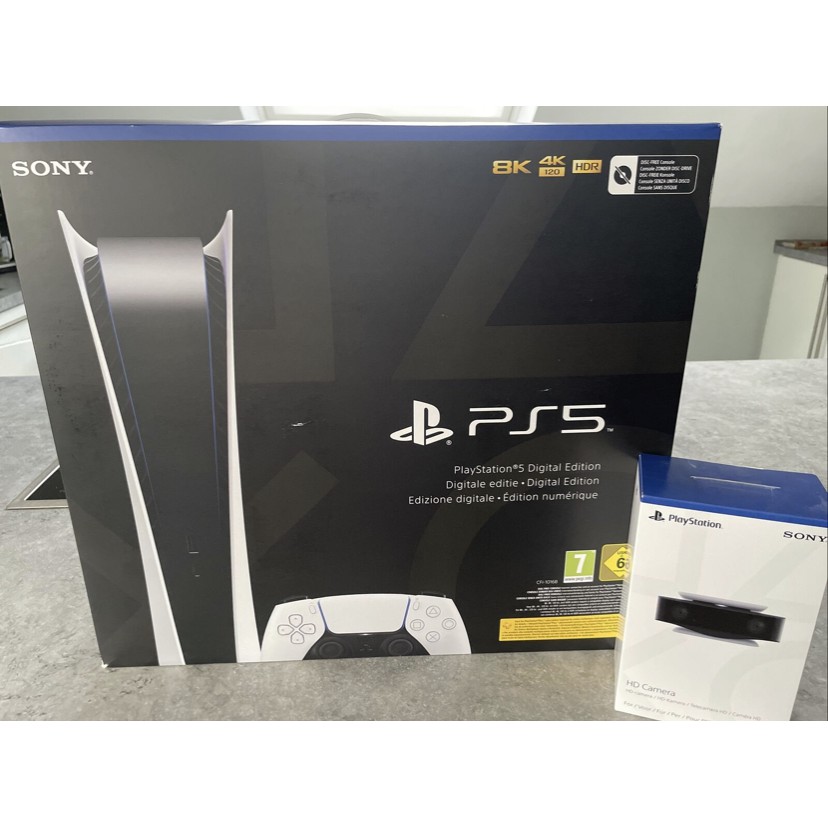 Sony playstation 5 digital edition + hd-kamera – ps5 | BeeCost