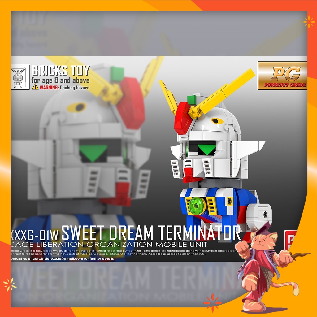 Pet Lego Gundam Wing Model Kit Garage Kit Brick Toy Mobile Suit Ready ...