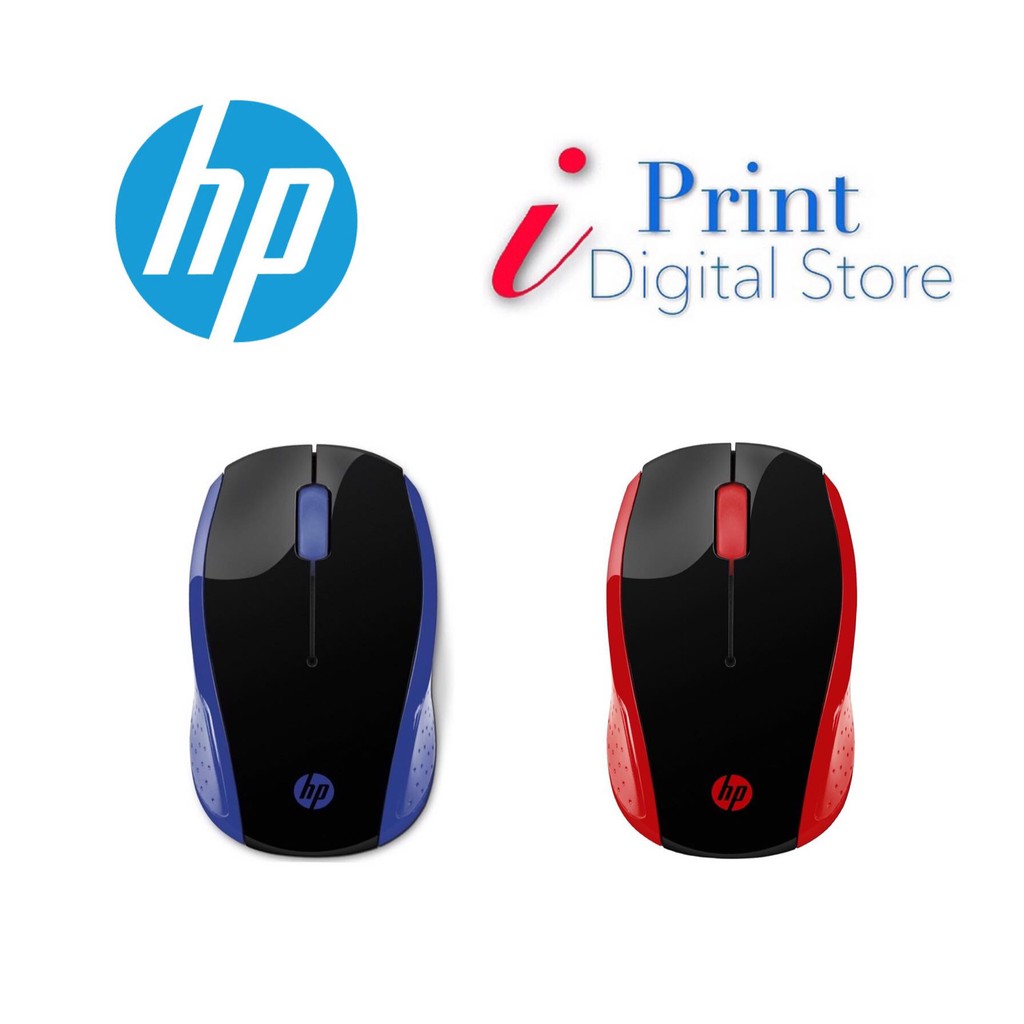 HP ORIGINAL WIRELESS MOUSE 200 BLUE/RED | Shopee Malaysia