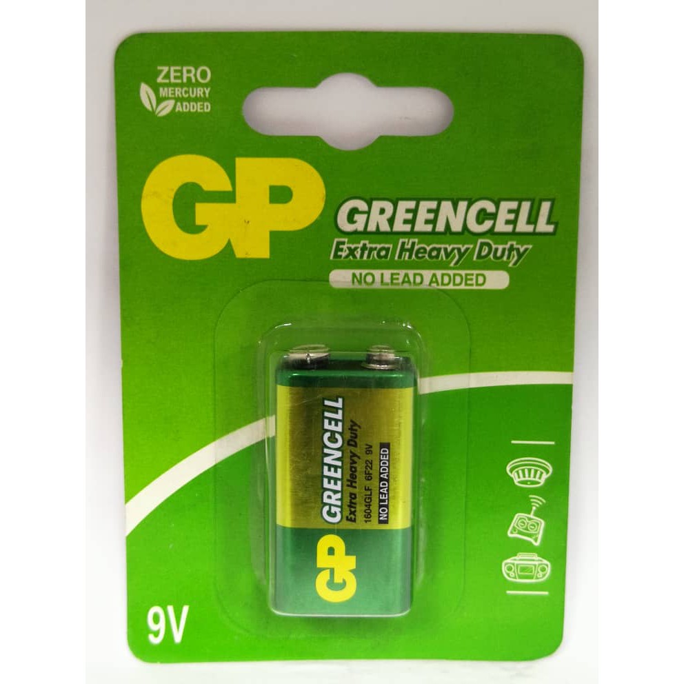 GP Greencell Extra Heavy Duty 9V | Shopee Malaysia