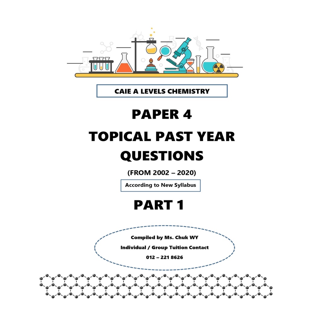 [Topical - Chemistry] CAIE A2 Level Chemistry Past Year Papers | Shopee ...