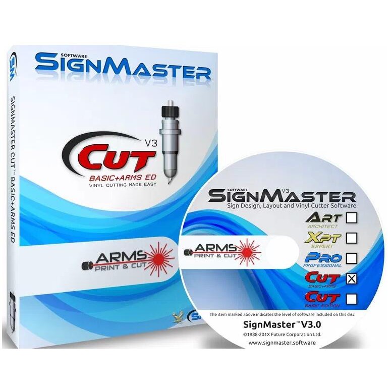 SignMaster Cut Basic + ARMS software for Cutting Plotter Machine ...