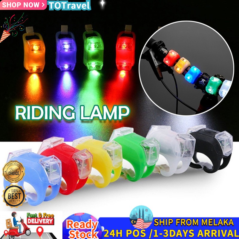 [24H SHIP]LED Bicycle Safety Light Cycling Bike MTB lampu Lajak (3 Mode ...