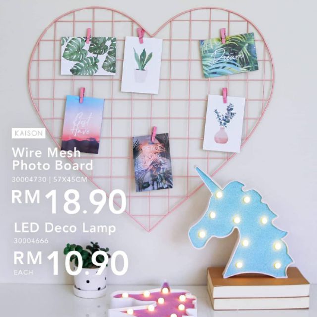 Wire Mesh Photo Grid | Shopee Malaysia