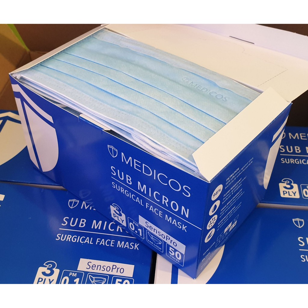 (READY STOCK) MEDICOS 3 PLY ADULT / CHILDREN SURGICAL EAR LOOP FACE ...