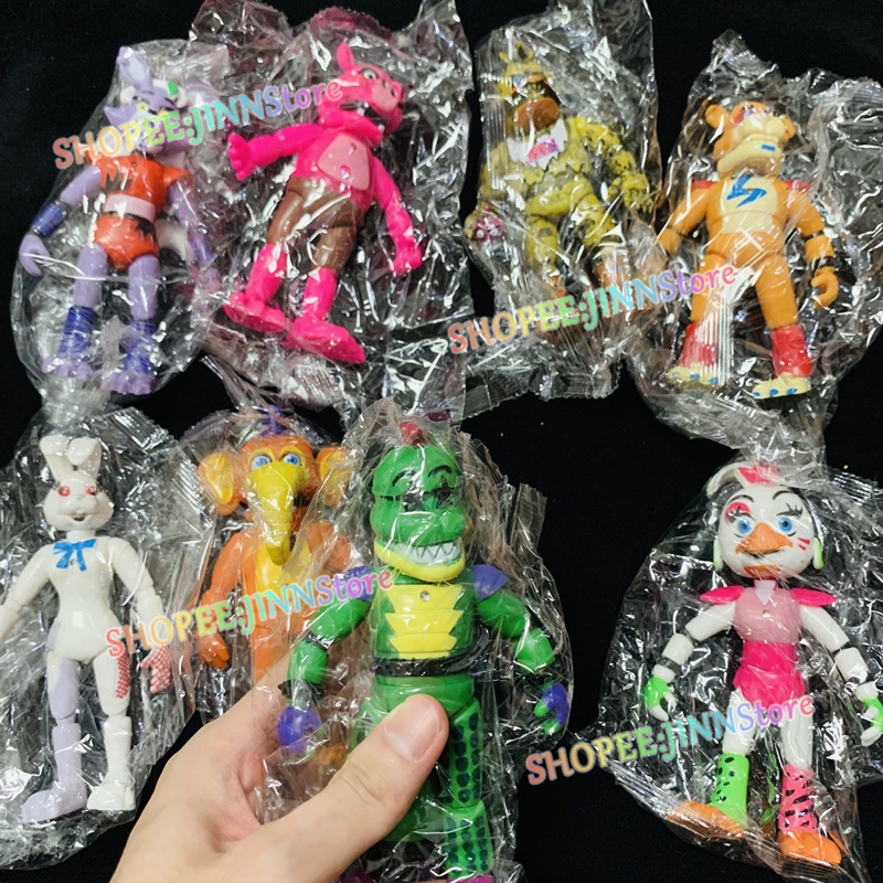 JINN 8pcs FNAF Toys Five Nights At Freddy's Security Breach Action ...