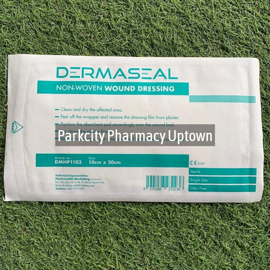 Dermaseal Non Woven Wound Dressing 10cm x 20cm 1 Piece 2236 | Shopee ...