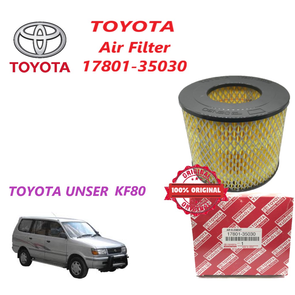 TOYOTA UNSER KF80 AIR FILTER 17801-35030 | Shopee Malaysia