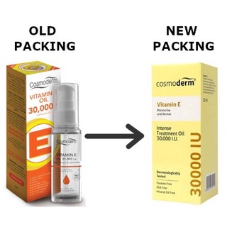Cosmoderm Vitamin E Intense Treatment Oil 30,000 IU 30ML | Shopee Malaysia