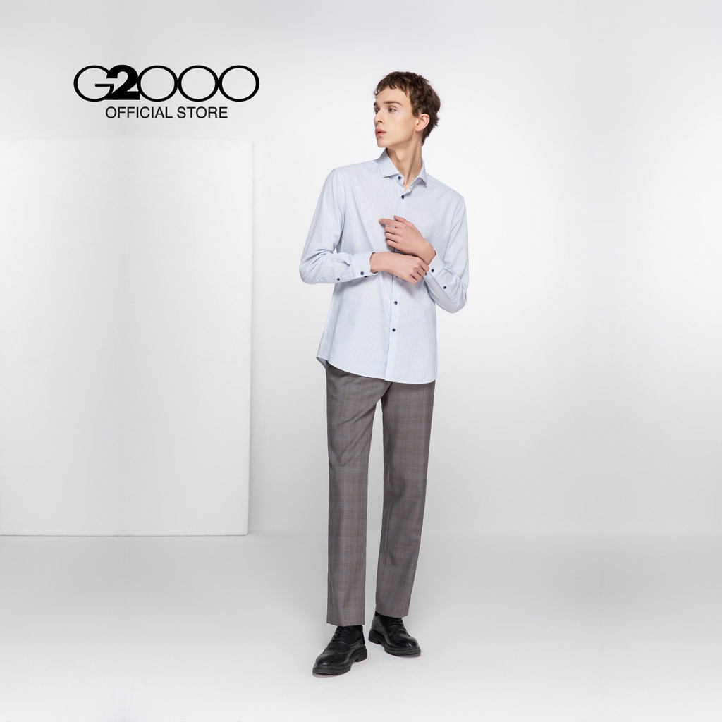 G2000 Men CVC Long Sleeve Formal Shirt Smart Fit 21121052 | Shopee Malaysia