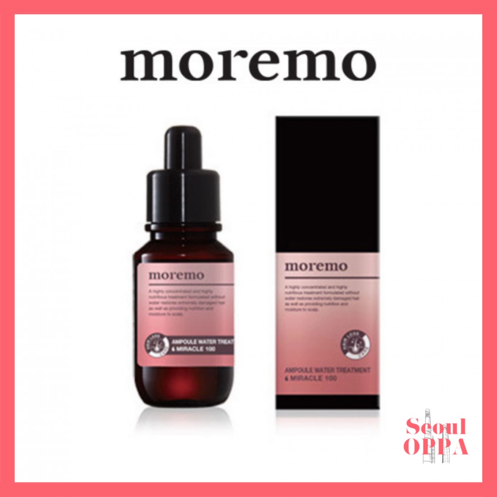[Moremo] Water Treatment Miracle 100 (30ml) Premium Hair Ampoule for ...