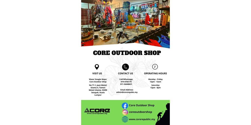 Core Outdoor, Online Shop | Shopee Malaysia