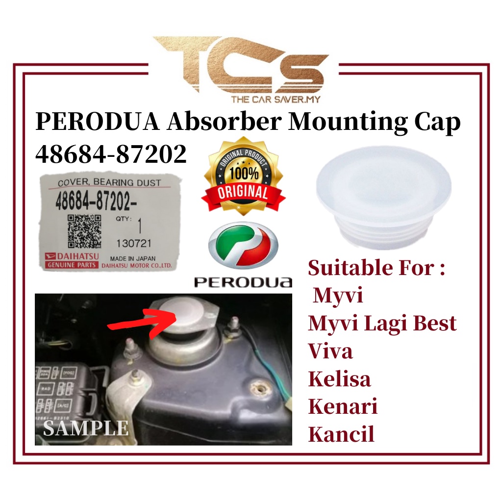 PERODUA Absorber Mounting Cap 48684-87202 (100% Original) Myvi/Viva ...