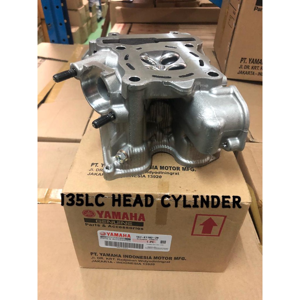 (100% ORIGINAL) YAMAHA LC135 CYLINDER HEAD STANDARD STD LC-135 LC 135 ...