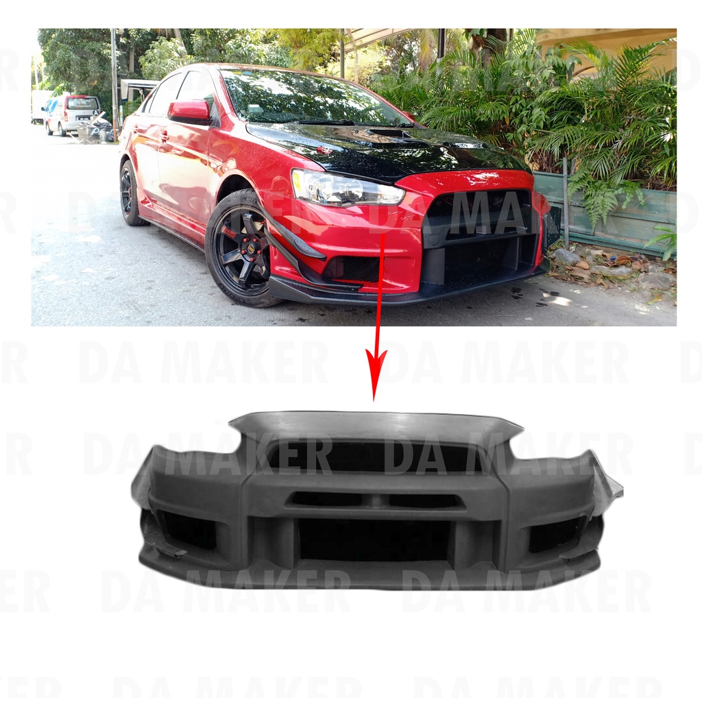 PROTON INSPIRA / MITSUBISHI LANCER EVO X DESIGN VARIS V1 BODYKIT FRONT ...