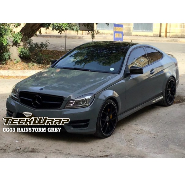 Teckwrap USA Premium GREY CG03HD Rainstorm Grey High Gloss Car Wrap ...