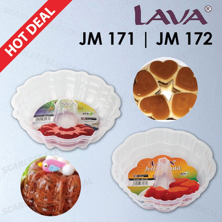 LAVA Jelly Mould JM171 JM172 / Acuan Jeli / Agar-Agar / Puding | Shopee ...