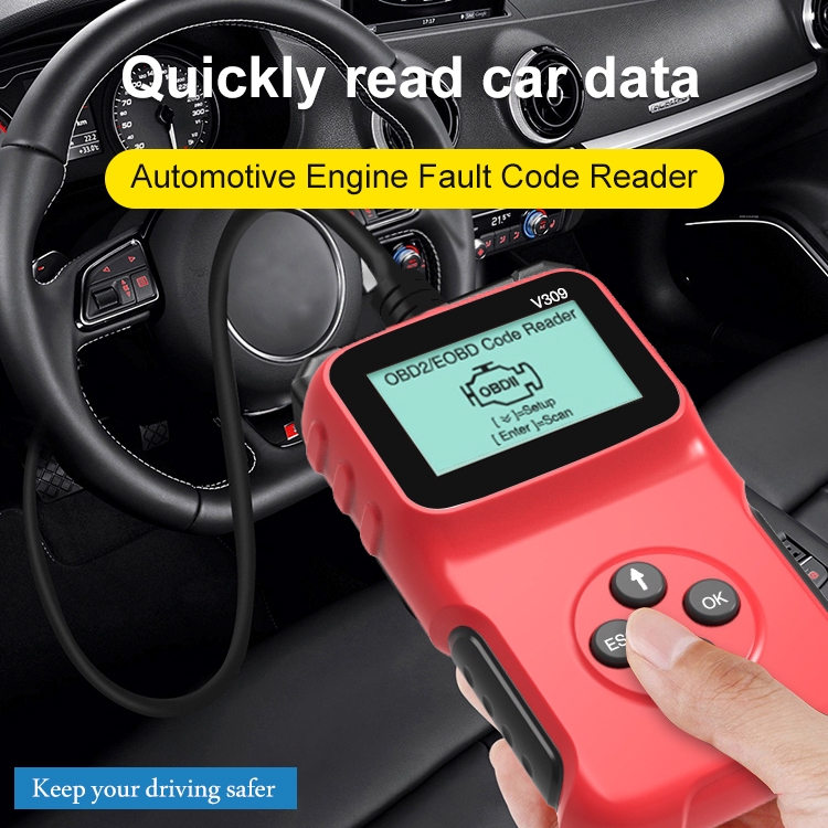 NewCar Fault Detector Portable Car Diagnostic Tool Mini Code Reading ...