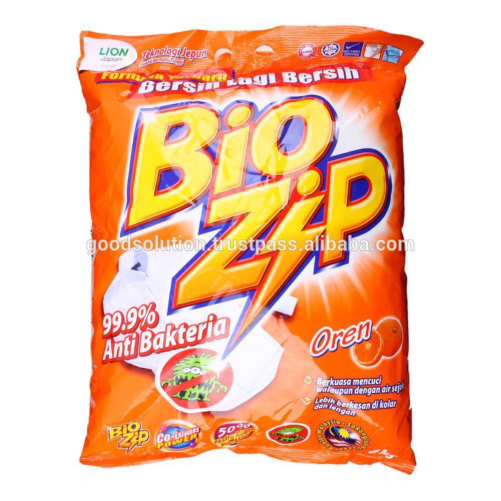 Biozip Detergent Powder 3.8kg (oren) | Shopee Malaysia