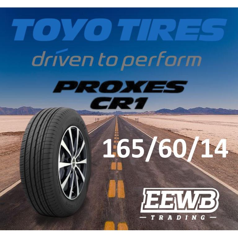 (POSTAGE) 165/60/14 TOYO PROXES CR1 NEW CAR TIRES TYRE TAYAR | Shopee Malaysia