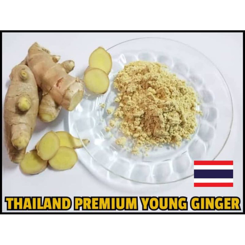 Thailand Young Ginger Powder 100g PREMIUM AAAA GRADE 1 PURE 100% GUARANTEE (SERBUK HALIA THAI ...