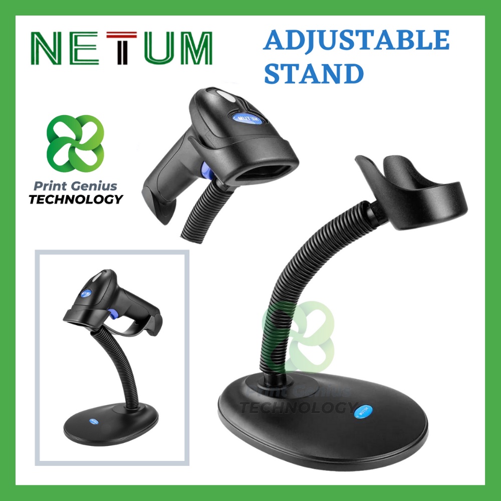 NETUM Barcode Scanner Stand for Holder Only Bendable Adjustable L Stand ...