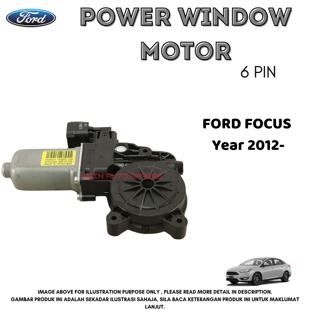 FORD GENUINE POWER WINDOW SWITCH MOTOR / WINDOW OPERATING MOTOR [ FRONT ...