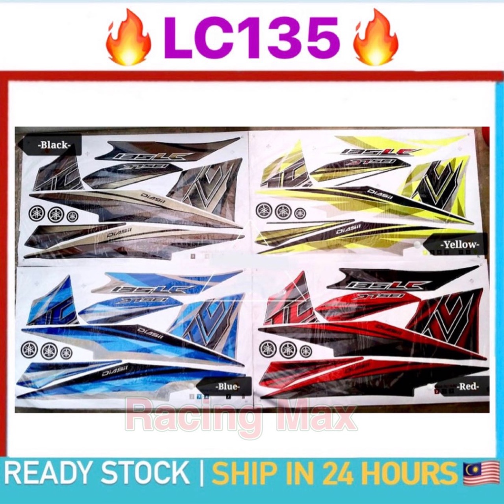 LC135 V2 V3 V4 V5 V6 V7 (16) BAJU BODY COVER SET COVERSET LC 135 135LC ...