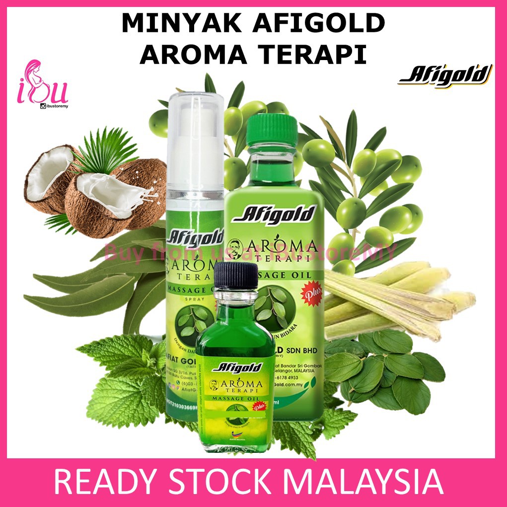 Afigold Afiat Gold Minyak Afiat Hangat Minyak Afiat Sejuk Aromaterapi ...