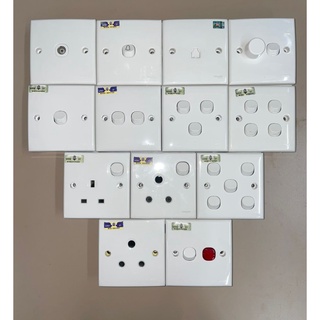 CLIPSAL SWITCHES SCHNEIDER SWITCH 13A Switch Socket 1 Gang 15A SSO 20A ...